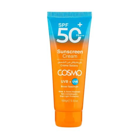 Sunscreen Cream Spf50 100g Cosmo Series Sandh Beauty Box