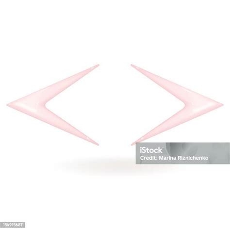 왼쪽 및 오른쪽 삼각형 화살표 벡터 3d 아이소메트릭 흰색 웹 아이콘 새로운 체적 스타일 창의적인 일러스트레이션 디자인 인포그래픽 아이디어 3차원 형태에 대한 스톡 벡터