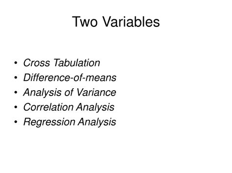 Ppt Bi Variate 1 Cross Tabulation Powerpoint Presentation Free Download Id9490920