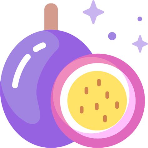 Passion Fruit Special Candy Flat Icon