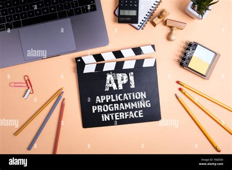 API Application Programming Interface Information Technology And Business Concept Stock Photo
