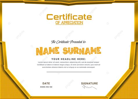 ใบรับรองความกตัญญูที่ทันสมัยของประกาศนียบัตรชายแดน เทมเพลตดาวน์โหลดฟรีบน Pngtree