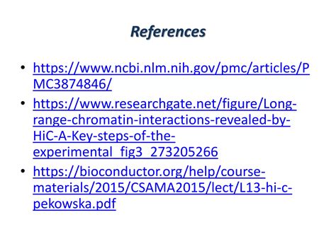 Chromatin Conformation Capture Pdf