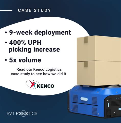Svt Robotics On Linkedin In 2021 Kenco Logistics Sought Our Help To Integrate Their Wms With A…