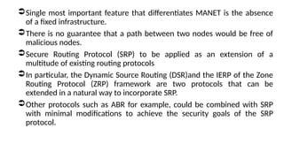 Secure Routing Protoccol Network Security Pptx