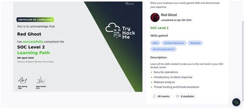 Tryhackme Cybersecurity Socanalyst Blueteam Incidentresponse… Firdous Khan