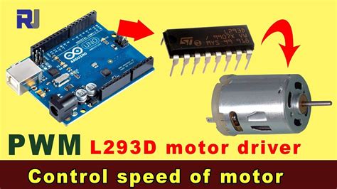 control dc motors with arduino and l293d motor driver ic 51 off