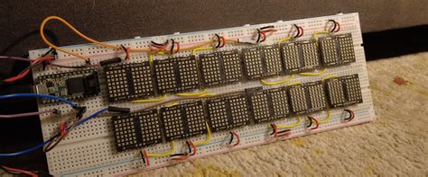 Gallery Pixie Chroma Chainable RGB LED Matrix Displays Hackaday Io