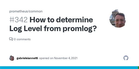 How To Determine Log Level From Promlog Issue Prometheus Common Github