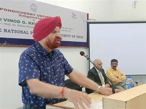 Prof Gurmeet Singh Vc Delivered A Presidential Address In A Distinguished Lecture By Lt