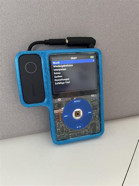 I Designed A 3d Printable Case For The Ipod That Holds My Green Adapter And Features Magsafe R