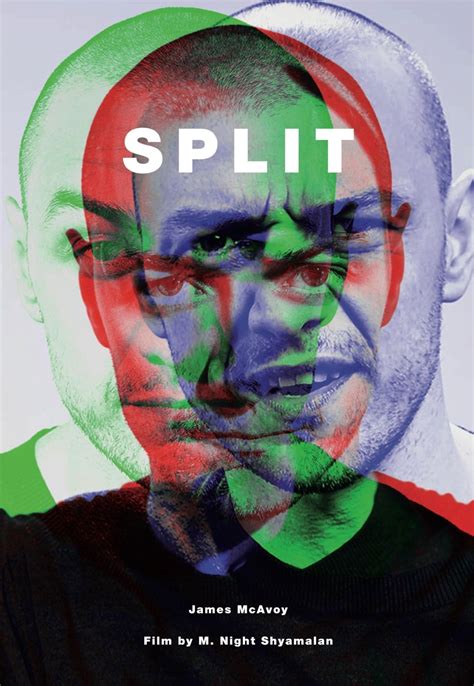 SPLIT Fan Made Movie Poster RGB Graphic Poster Film Poster