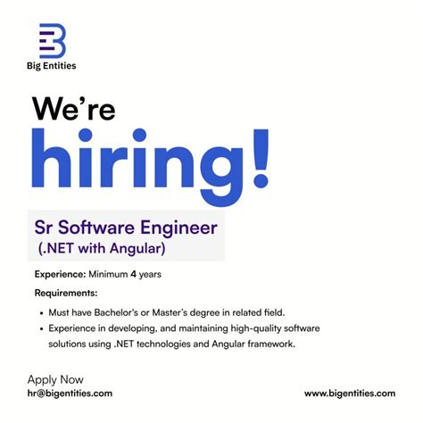 Hiring Fullstackdeveloper Dotnet Angular Bigentities Faizan Mubasher