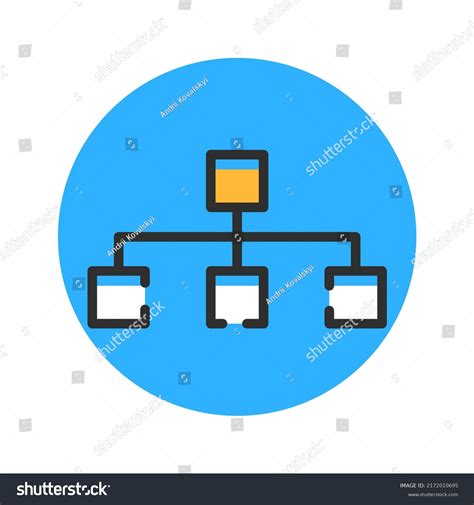Computer Administration Business Tecnology Icon Vector Stock Vector Royalty Free 2172010695