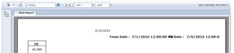 Formula Datetime In Crystal Report Stack Overflow