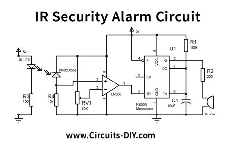 Infrared Security System Circuit Diagram Circuit Diagram