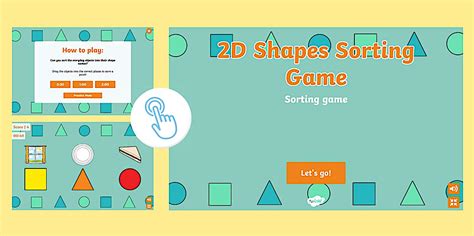 2d Shapes Sorting Game Teacher Made Twinkl