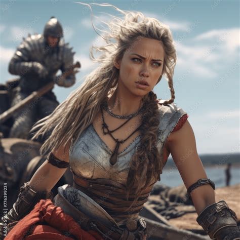 Bold Female Viking A Glimpse Into The Fierce World Of Nordic
