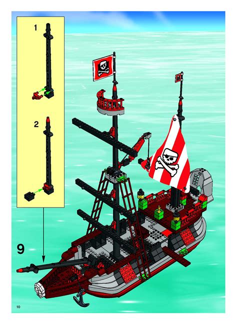 Lego 7075 Captain Redbeard S Pirate Ship Instructions