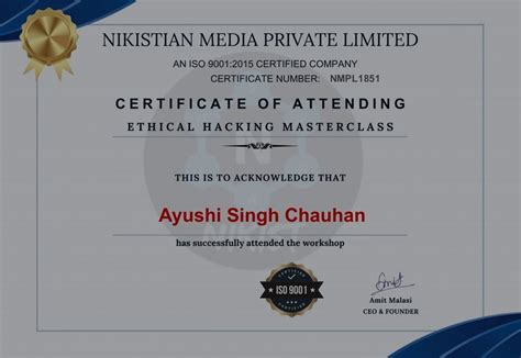 Ayushi S On Linkedin Ethicalhacking Cybersecurity Continuouslearning