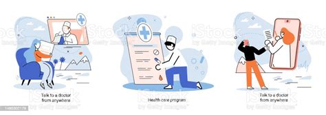 모바일 의학 Mhealth 온라인 의사 온라인 의료 서비스 건강 관리 프로그램 어디서나 의사와 대화하십시오 의료 응용 프로그램이 있는 스마트폰 디지털 건강 및 의료 상담