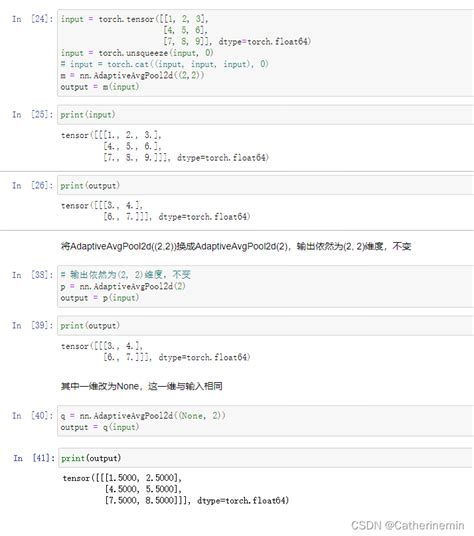 【pytorch函数笔记】torch nn adaptiveavgpool2d nn avgpood2d 2 csdn博客