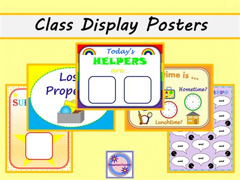 Class Display Posters Teaching Resources