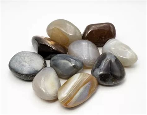 Ágata Cuarzo Natural 1000 Gramos 40mm