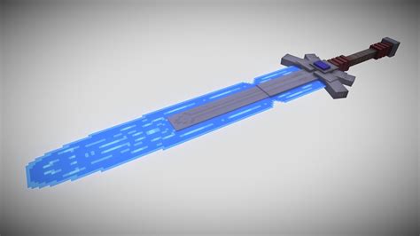 Sword 4 Blockbench 3d Model By Fennicvox [393ec7d] Sketchfab
