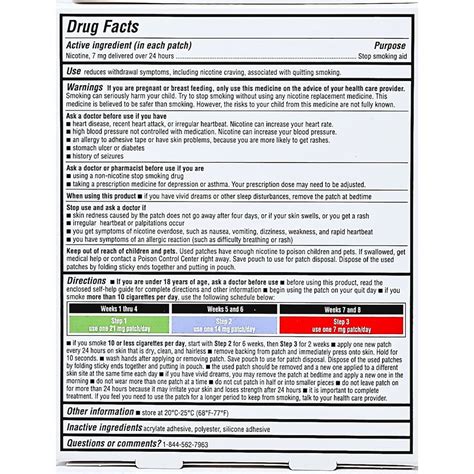 Nicotine Transdermal System Patch Step 3 Hargraves Online Healthcare