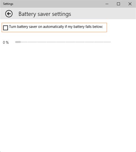 Instructions To Enable Disable Windows 10 Battery Saver