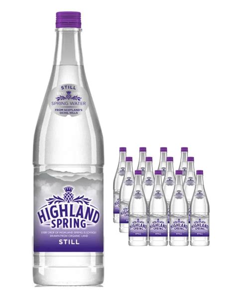 Highland Spring Still Water Glass Bottle Multipack 12 X 750 Ml The