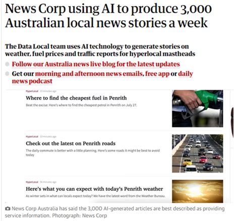 Ai抢饭碗！新闻集团将使用生成式ai，每周自动写3000篇新闻aiandchatgpt长臂猿企业应用及软件系统平台