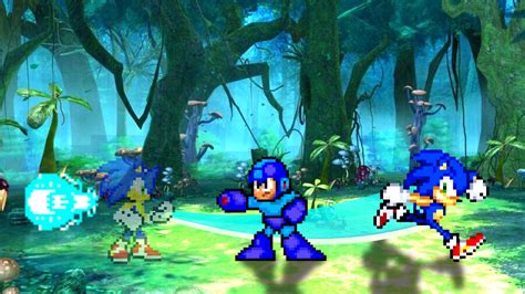 Sonic Vs Mega Man By Antomu On Deviantart