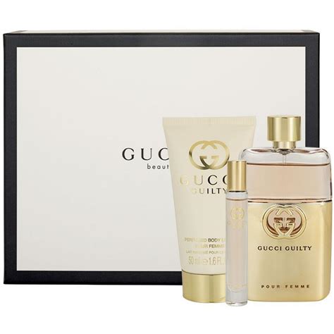 Buy Gucci Guilty Pour Femme Eau De Parfum 90ml 3 Piece Set Online At