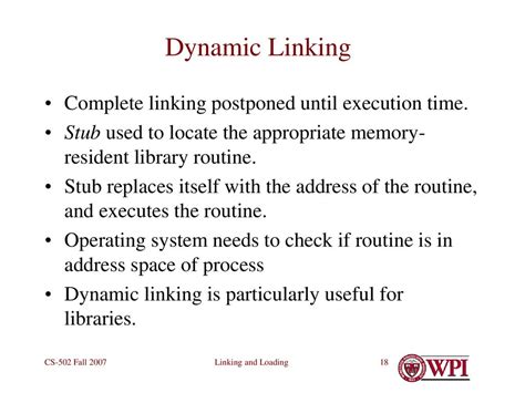 linking and loading cs 502 operating systems ppt download
