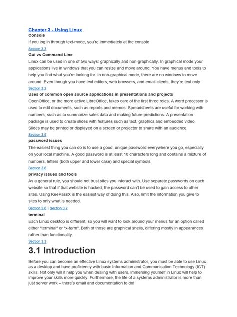 Chapter 3 Using Linux Pdf Virtualization Cookie