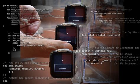 porting [druid] rust widgets to pinetime smart watch