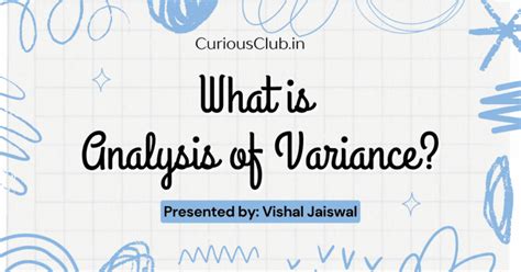 Anova Analysis Of Variance Explained