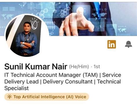 Sunil Kumar Nair On Linkedin Ai Linkedintopvoice Artificialintelligence Personalbranding…