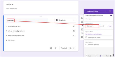 Part 1 Set Up An Approval Workflow On Google Form Documentation Form Publisher Support