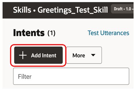 Oracle Digital Assistant Skill Development Part 1