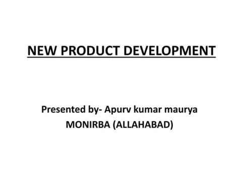 New Product Development Process Pptx Marketing And Advertising Business