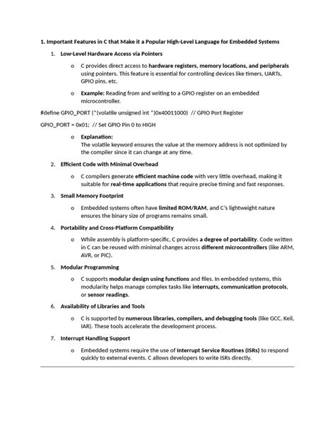 Es 3 Pdf Pointer Computer Programming Embedded System