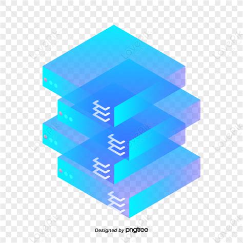 기하 모듈 블루 비즈니스 기술블록직사각형창조적 Png 일러스트 무료 다운로드 Lovepik