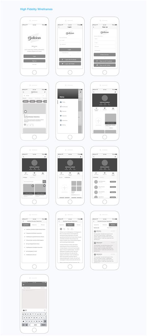 Recipe App On Behance