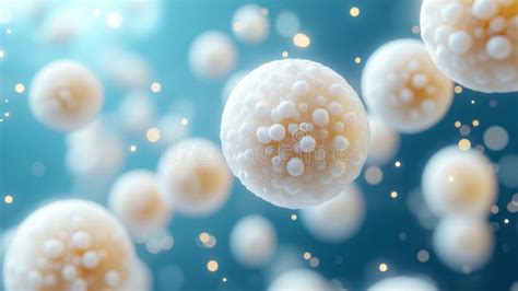 Exploring The Intricate World Of Microscopic Cells And Organisms Stock