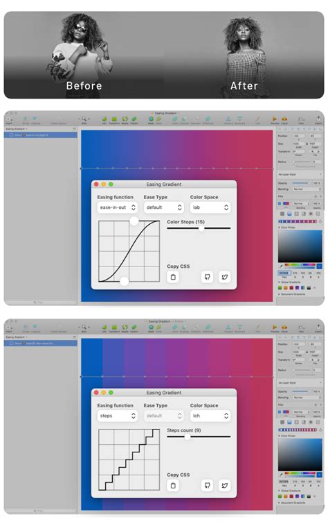 Easing Gradient Sketch Plugin Bypeople