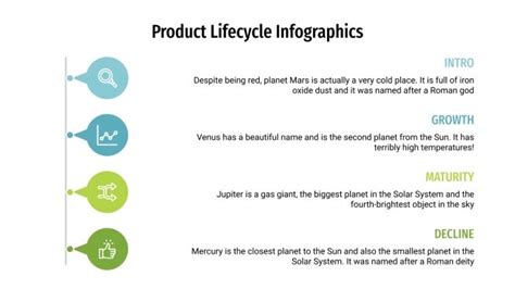 Product Lifecycle Infographics For Google Slides PowerPoint