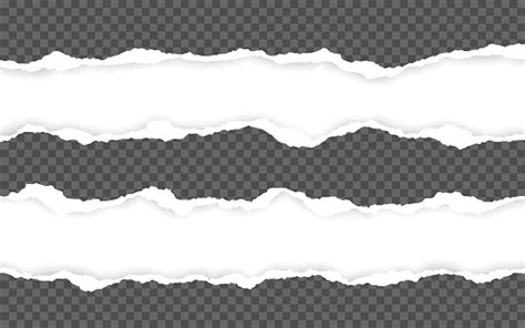 수평 찢어진 종이 가장자리 찢어진 제곱 수평 흰색 종이 스트립 벡터 일러스트레이션 종이에 대한 스톡 벡터 아트 및 기타 이미지 종이 찢겨진 0명 Istock